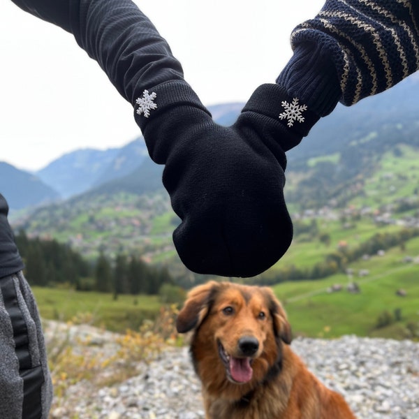 Hand Holding Mitten - Etsy