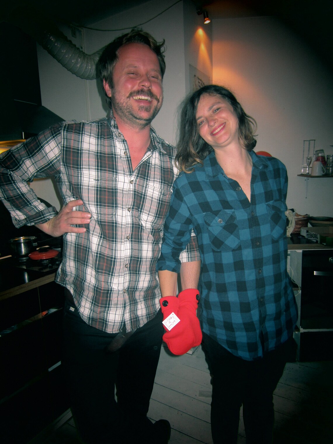 Geeky Gift for Couples the Smitten Couples Mitten Card and - Etsy