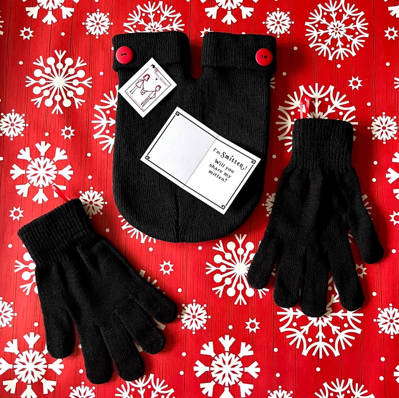 If Youre Feeling Smitten Get the Couples Mitten Shareable | Etsy