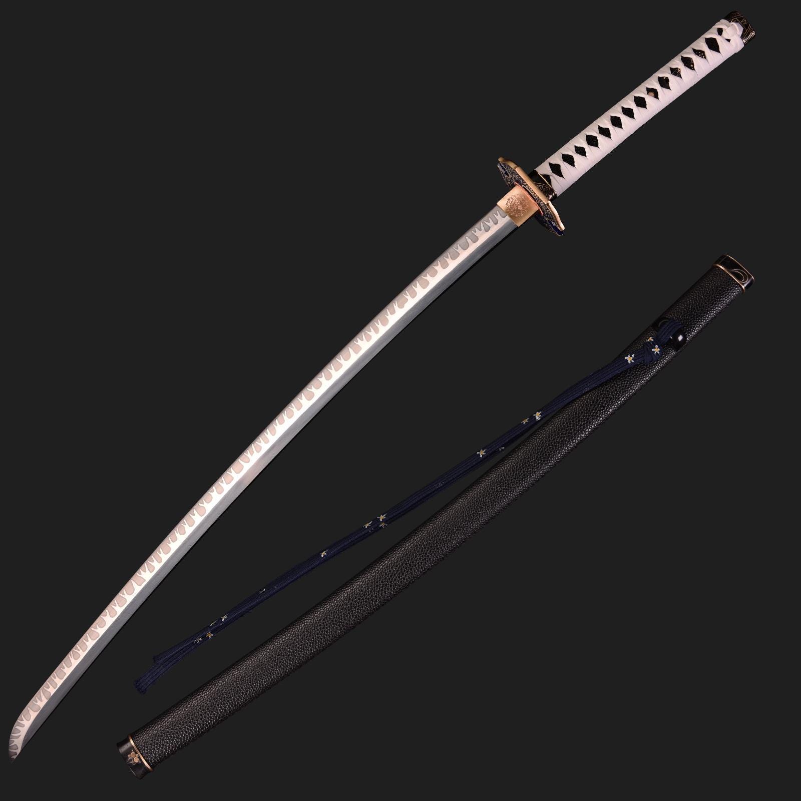 Handmade Odachi Samurai Sword - Hand Forged Full Tang 65mn High ...