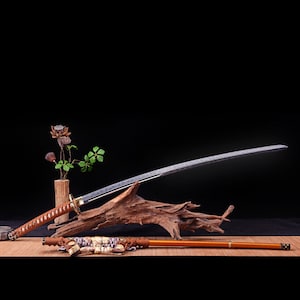 Handmade Masterpiece Japanese Tachi - Hand Forged Full Tang T10 Steel ...