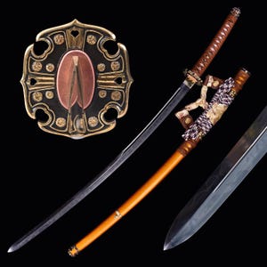 Handmade Masterpiece Japanese Tachi - Hand Forged Full Tang T10 Steel ...