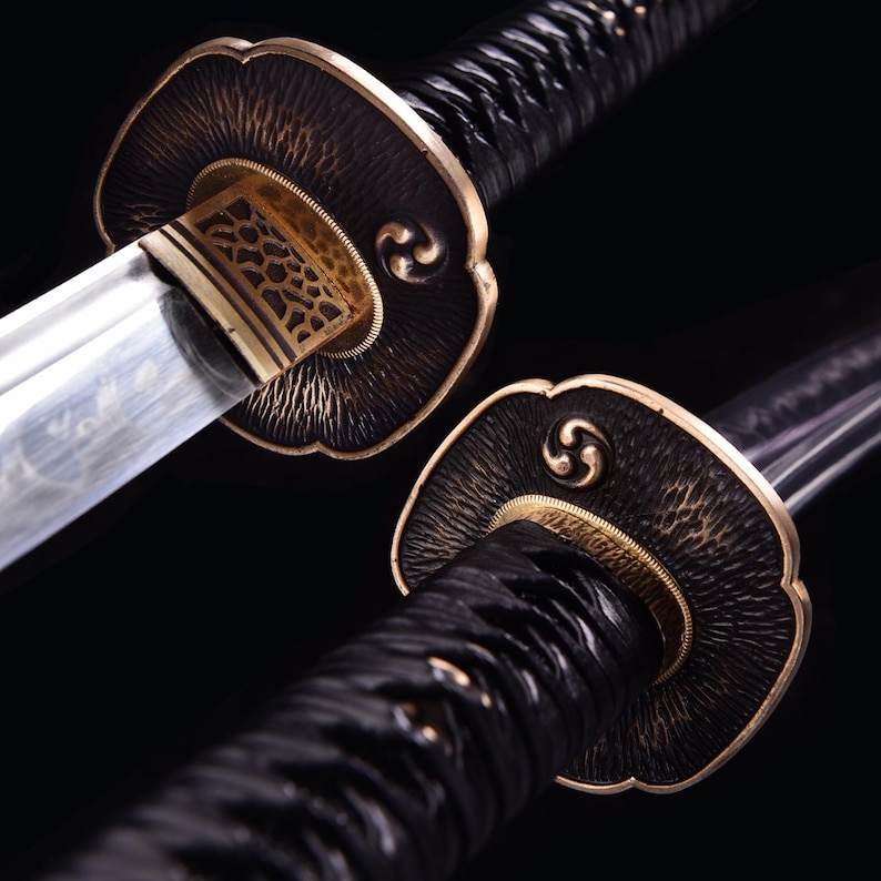 Handmade Japanese Hitatsura Katana - Hand Forged Full Tang T10 Steel ...