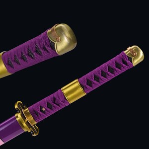 Handmade Anime Katana - Hand Forged Full Tang 1095 High Carbon Steel ...