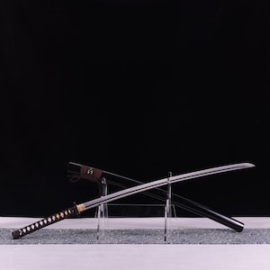 Handmade Japanese Katana - Hand-crafted Full Tang 1060 High-carbon ...