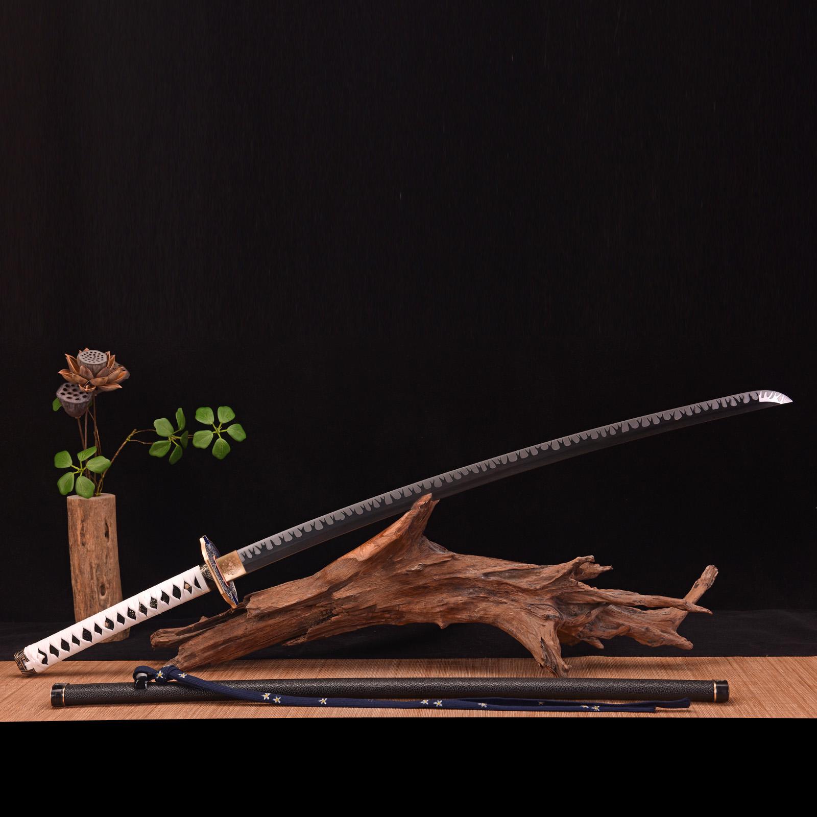 Handmade Odachi Samurai Sword - Hand Forged Full Tang 65mn High ...