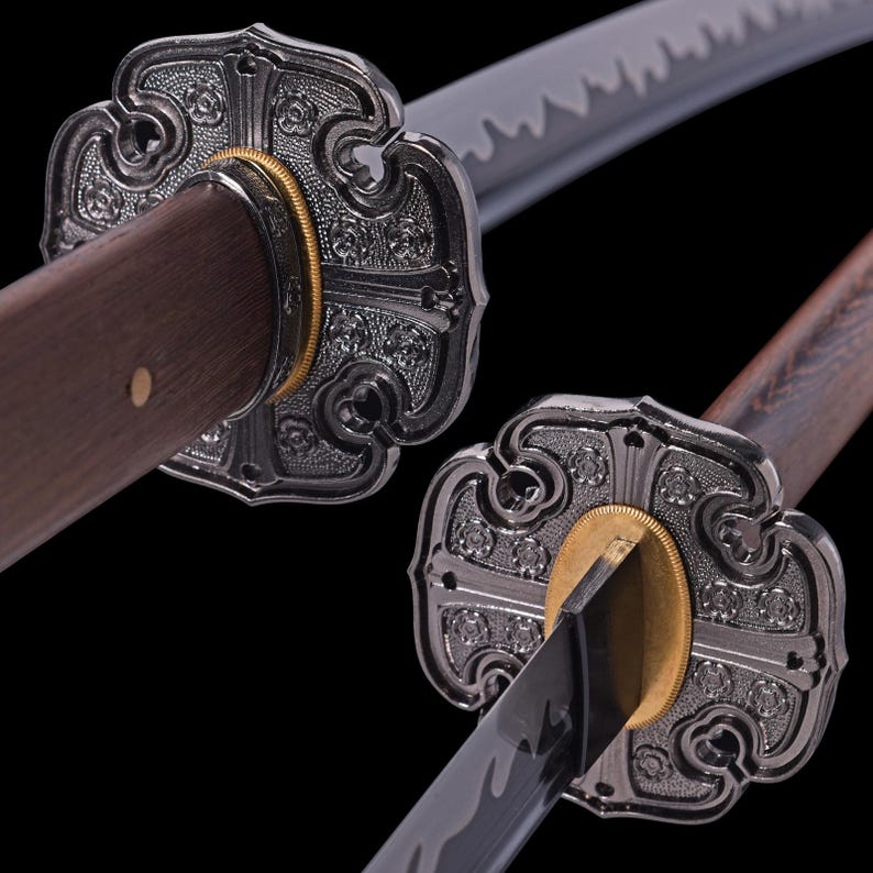 Handmade Japanese Tachi - Hand Forged Full Tang 1095 Carbon Steel ...