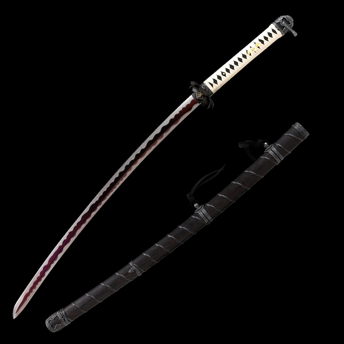 Handmade Sekiro Tachi Sword - Fushigiri Hand Forged Full Tang 1095 High ...