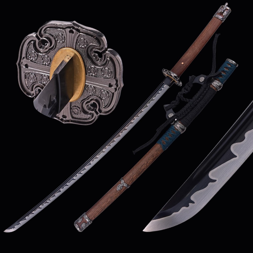 Handmade Japanese Tachi - Hand Forged Full Tang 1095 Carbon Steel ...