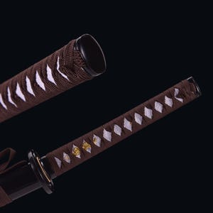 Handmade Japanese Katana - Hand-crafted Full Tang 1060 High-carbon ...