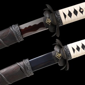Handmade Sekiro Tachi Sword - Fushigiri Hand Forged Full Tang 1095 High ...