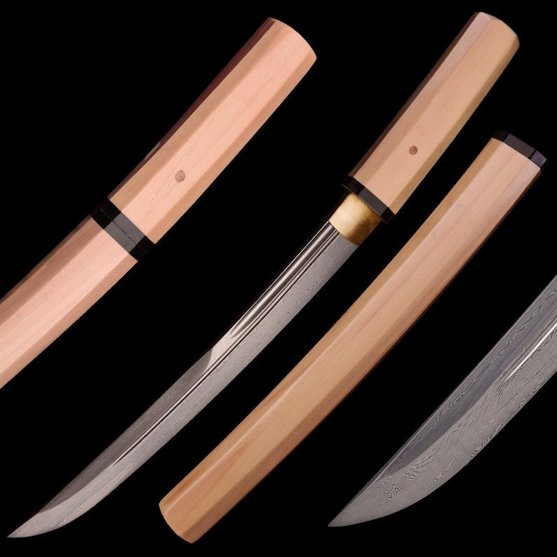 Handmade Shirasaya Tanto Real - Hand Forged Full Tang 1095 High Carbon ...