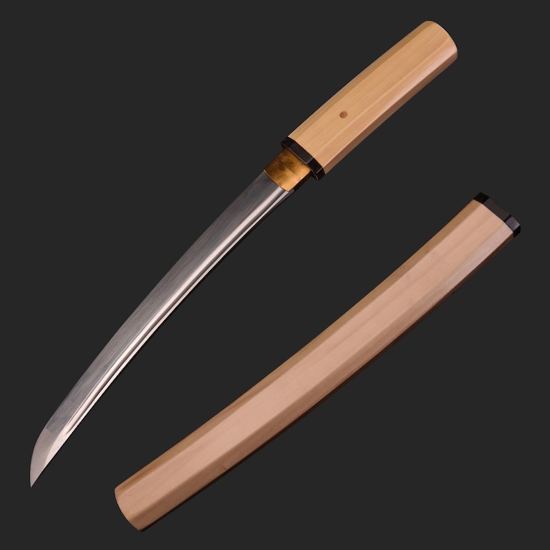 Handmade Shirasaya Tanto Real - Hand Forged Full Tang 1095 High Carbon ...
