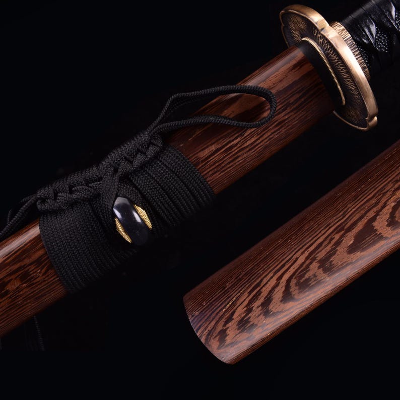 Handmade Japanese Hitatsura Katana - Hand Forged Full Tang T10 Steel ...