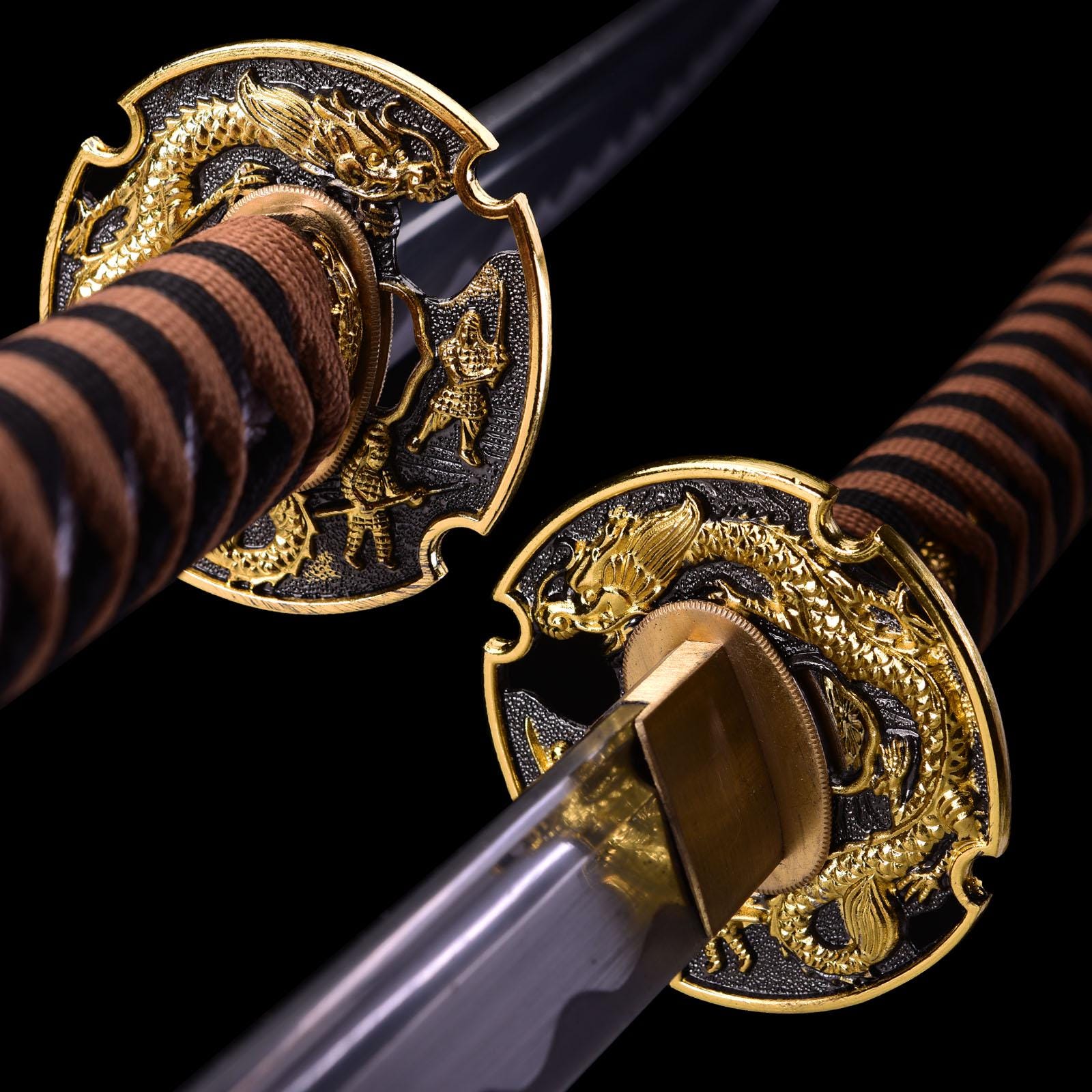 Handmade Dragon Katana - Hand Forged Full Tang 1060 High Carbon Steel ...