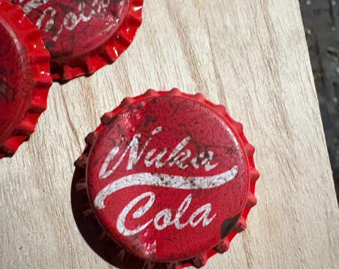 Nuka Cola Bottlecaps Fallout Inspired - Etsy
