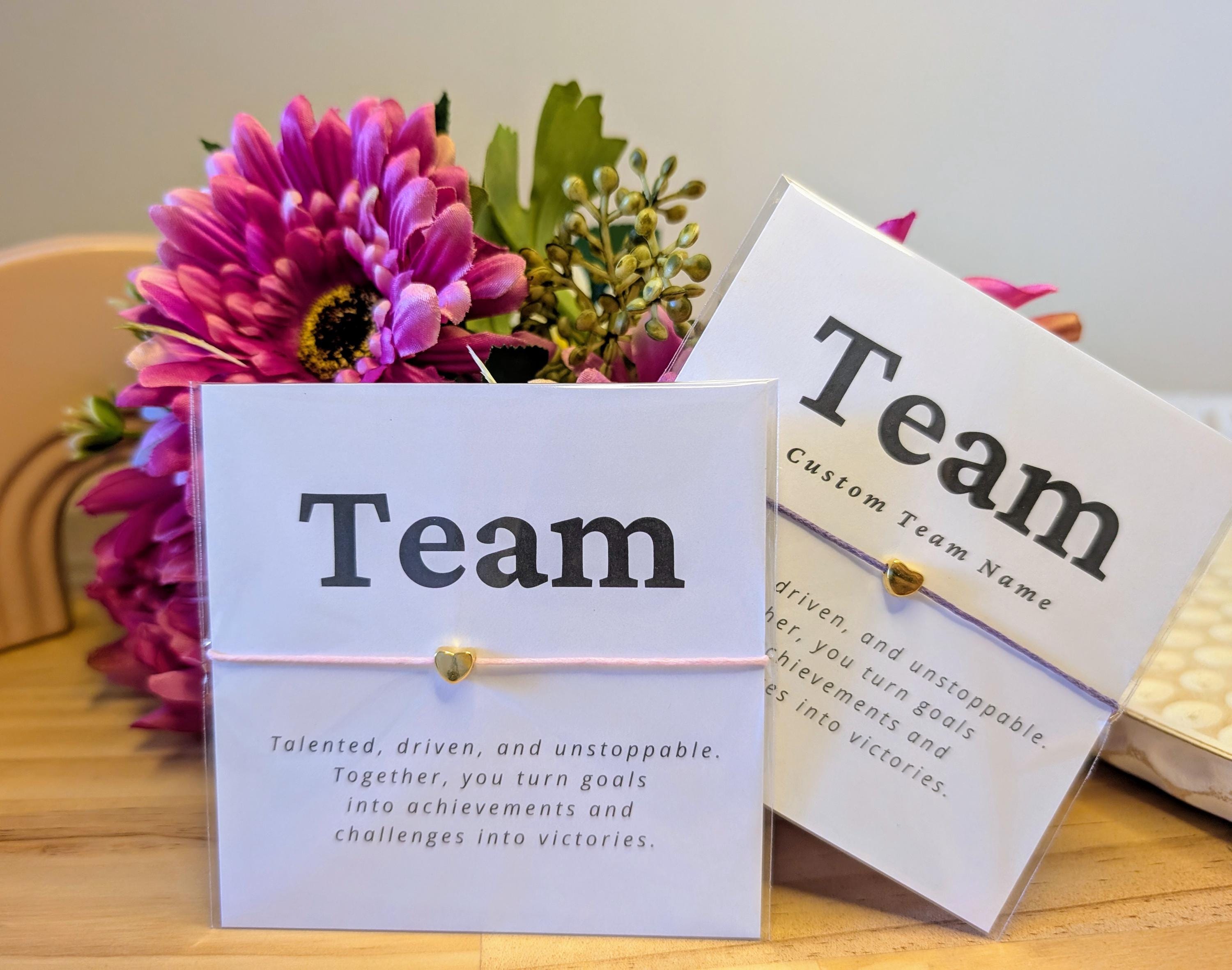 Team Appreciation Gift Team Building Day Co Workers Bracelet Gift Staff Group Gift Staff Thank ...