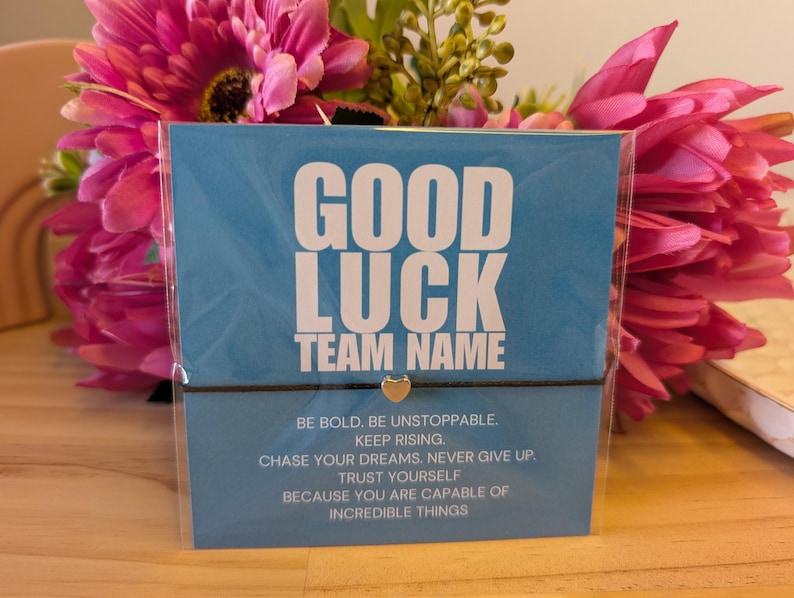 Good Luck Gift Custom Good Luck Bracelets Inspirational Courage Be ...