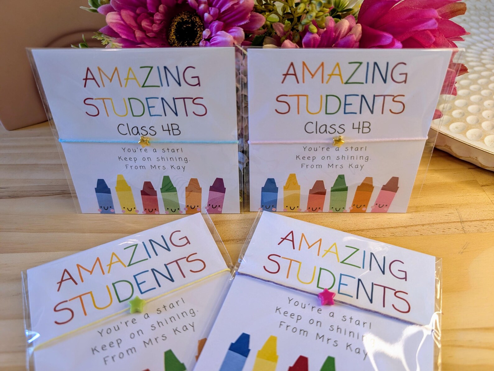 Personalized Student Appreciation Gift Custom Bracelet With ...