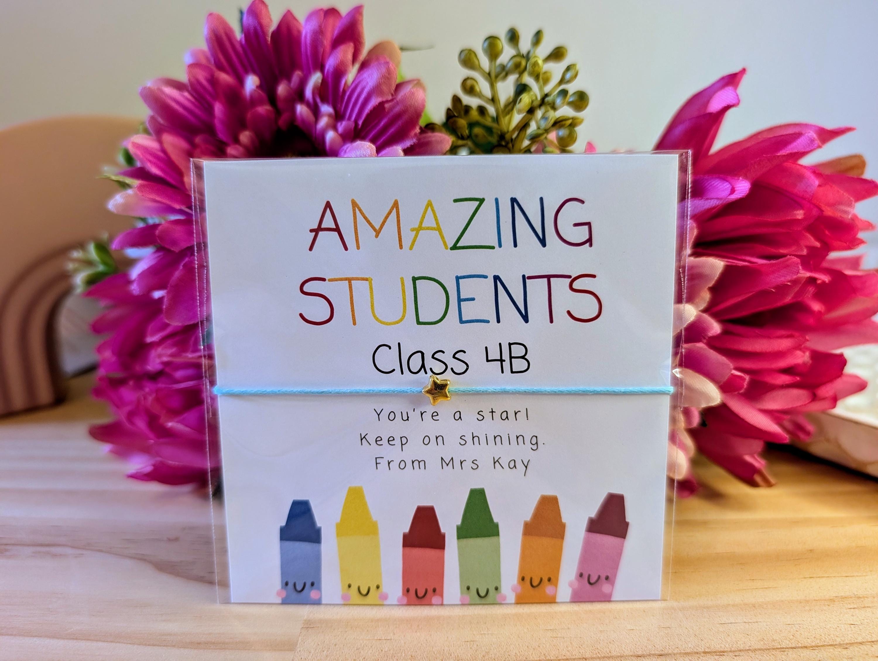 Personalized Student Appreciation Gift Custom Bracelet With ...