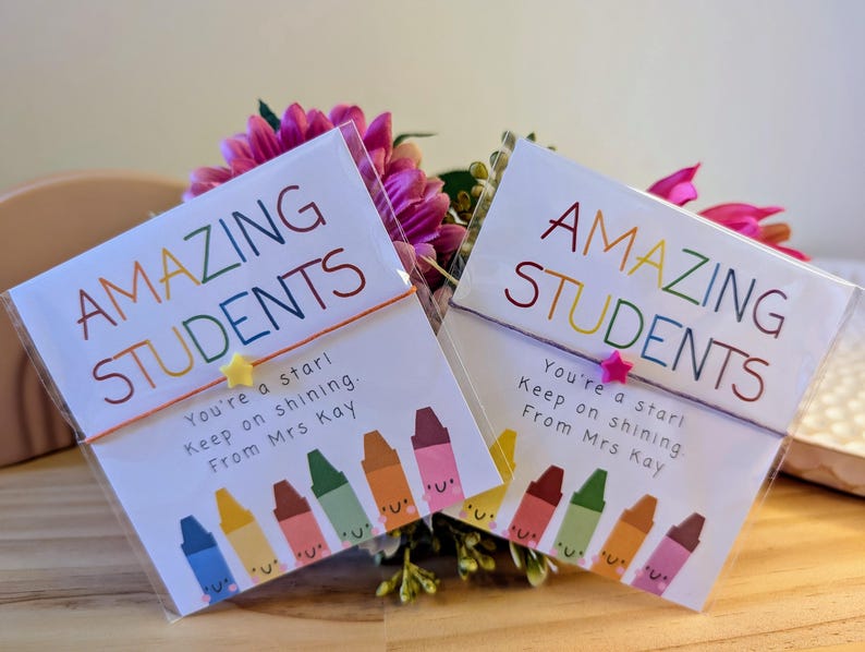 Personalized Student Appreciation Gift Custom Bracelet With ...