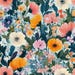 Seamless Flower Spring Summer Pattern Colorful Background Backdrop ...