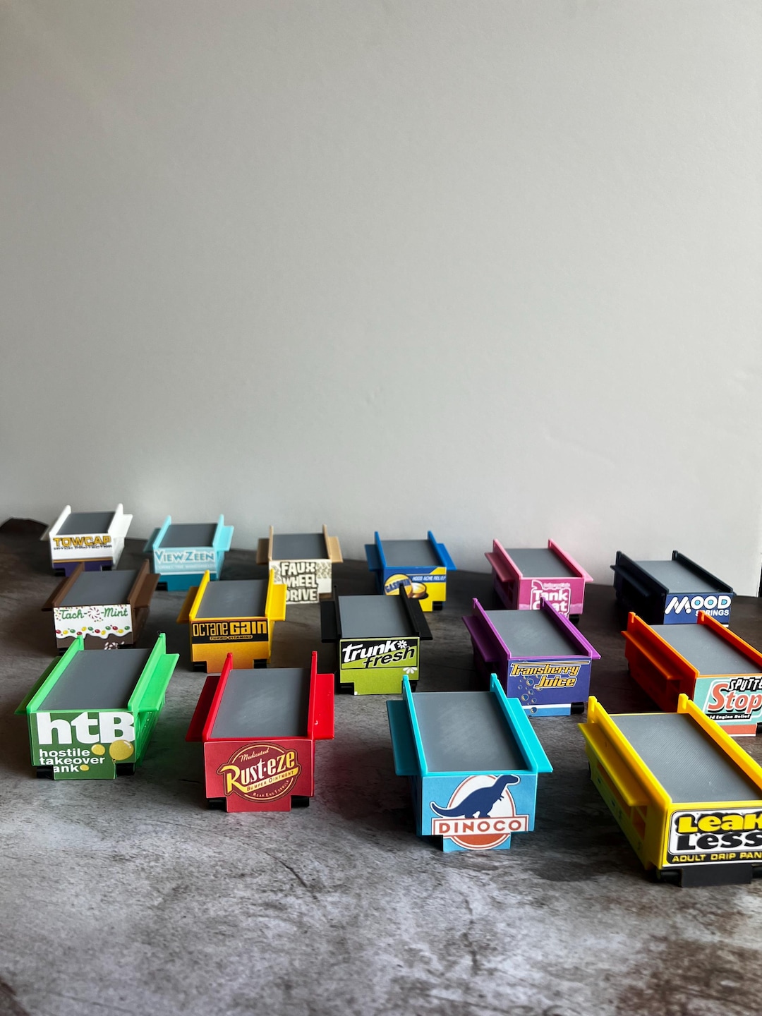 Cars Pit Box W/ Team | Diorama Accessory | Gifts for Him, Gifts for ...