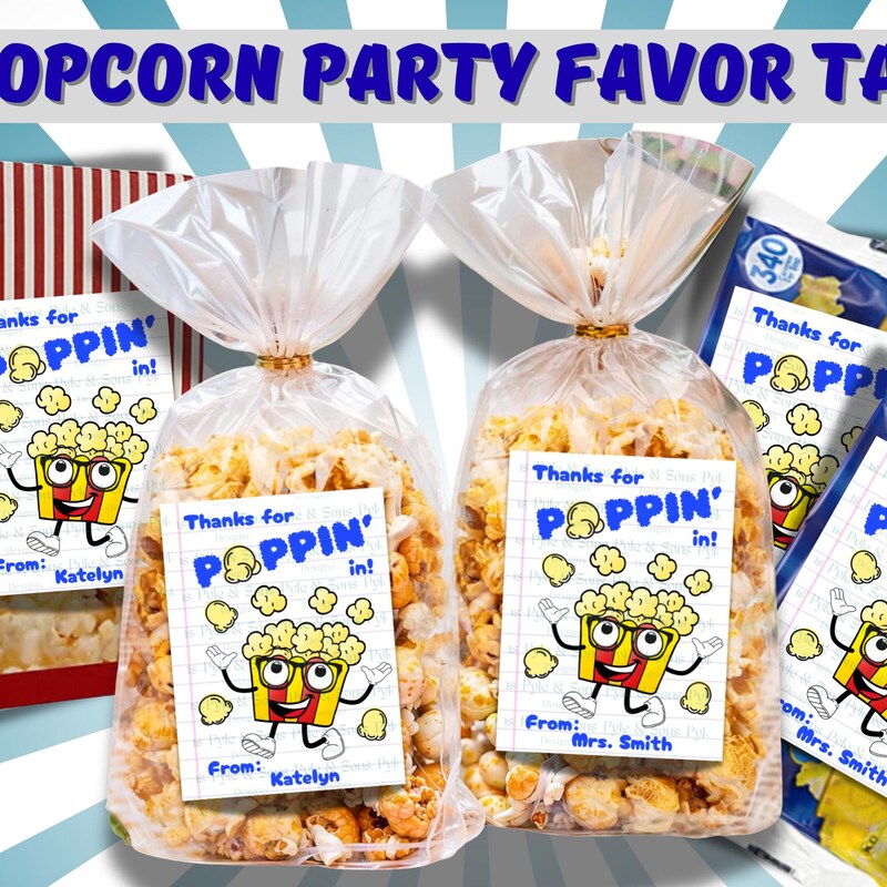 Popcorn Back to School - Etsy