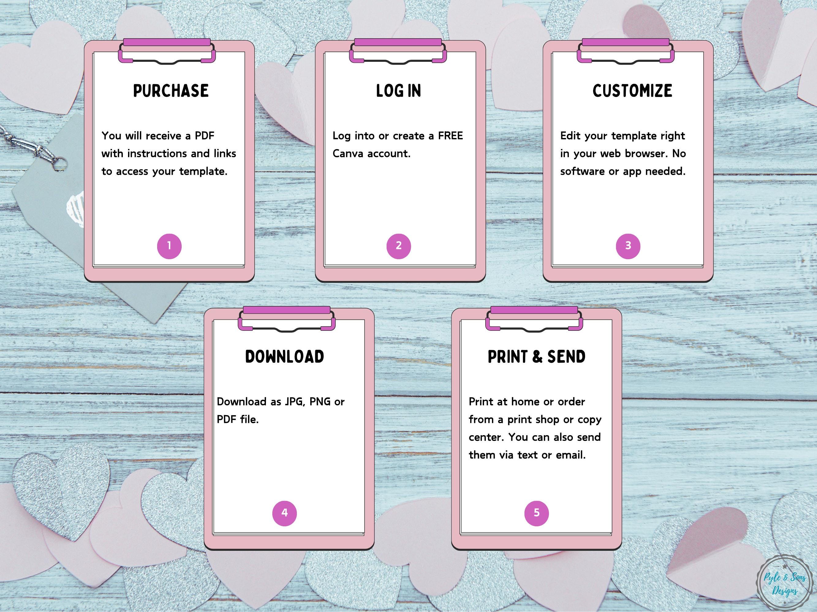 Smarties Valentine Day Card | Editable in Canva | Instant Printable ...