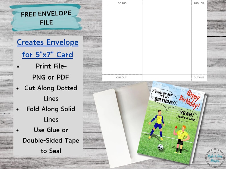 Soccer Birthday Card | Printable Birthday Card | Sports Birthday Card ...