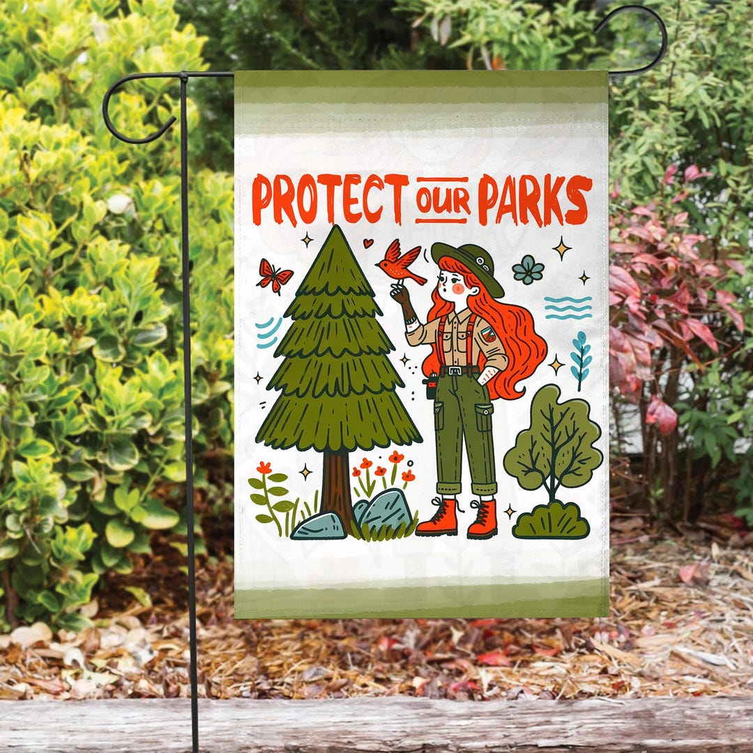 Protect Our Parks Flag, Support National Parks Garden Flag, Parks Over ...