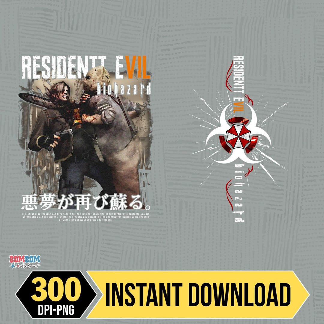 Biohazard Resident Evil PNG, Leon Kennedy PNG, Resident Evil File, Gift ...