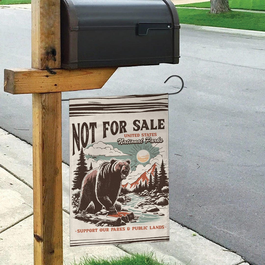 Protect Our National Parks Flag, National Parks Not for Sale, Subtle ...