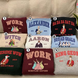 Hamilton Musical Matching Shirts, Alexander Hamilton Musical Shirt ...