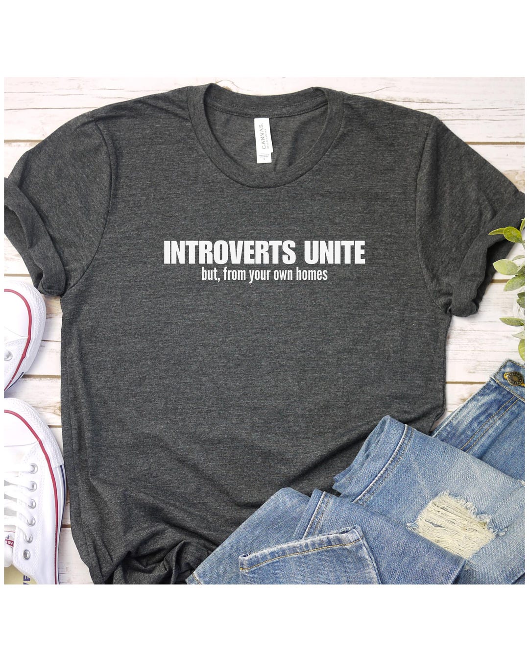 Introverts Unite but From Your Own Homes, Homebody Shirt, Gift for ...