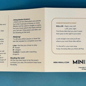 Mini Mahj is Mahjong Made Simple. - Etsy