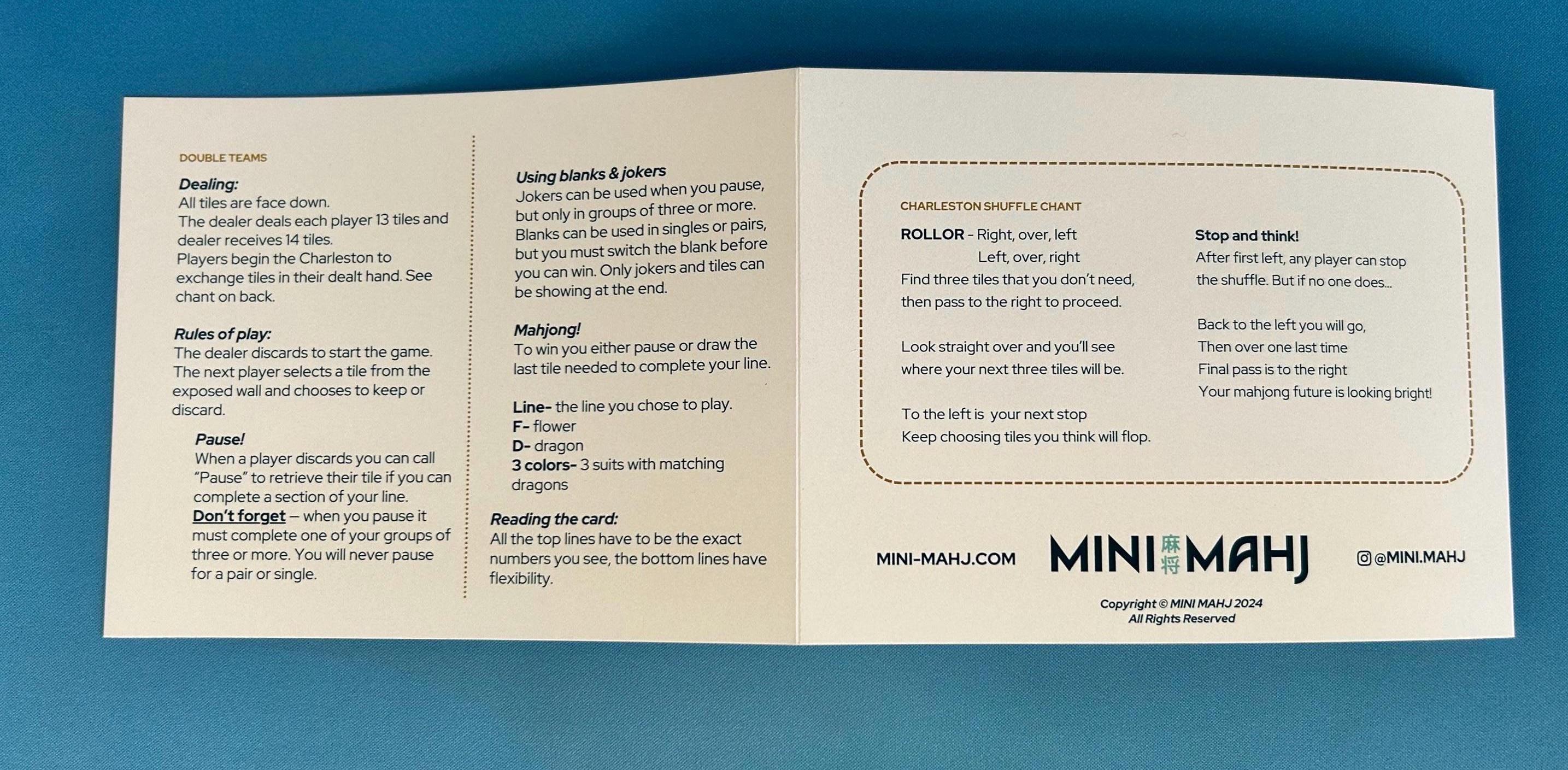 Mini Mahj is Mahjong Made Simple. - Etsy