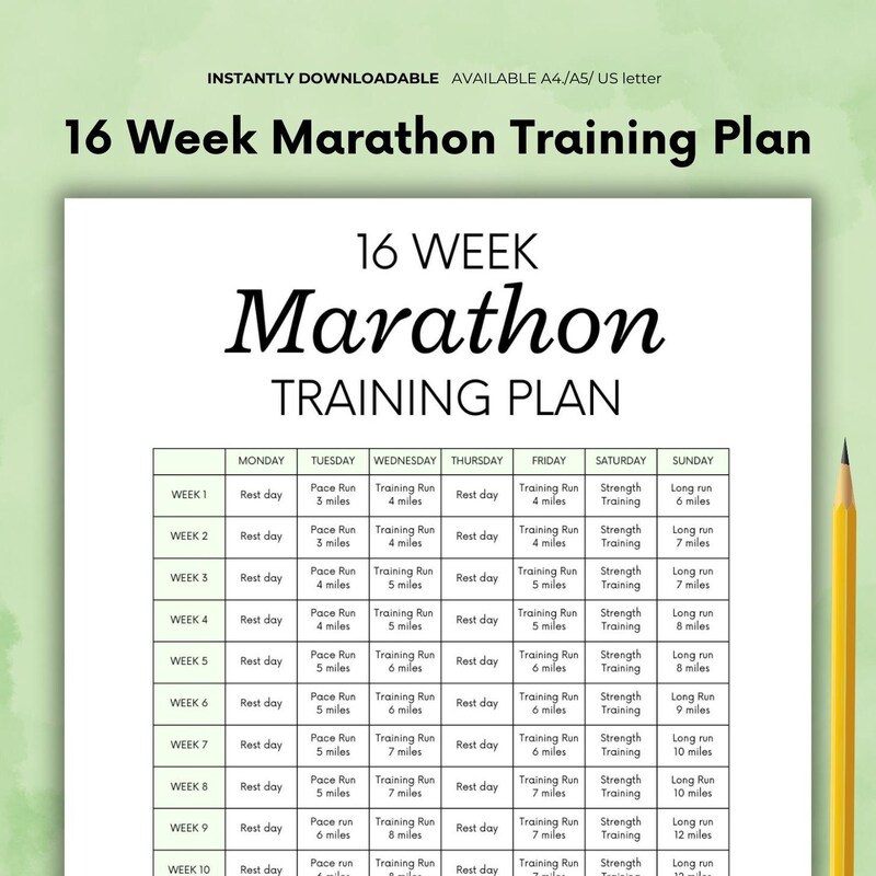 Marathon Training - Etsy