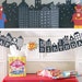 Superhero Cityscape PRINTABLE Banner With Number Burst - Etsy