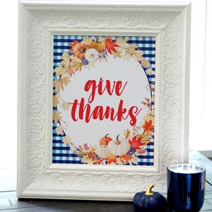 5 Fall Farmhouse Buffalo Check Prints - Etsy