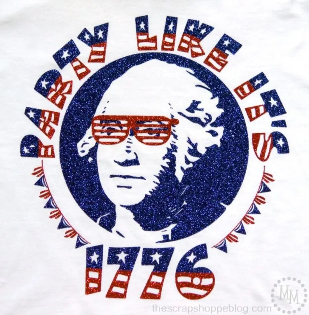 Retro July 4th George Washington Cut File - Etsy