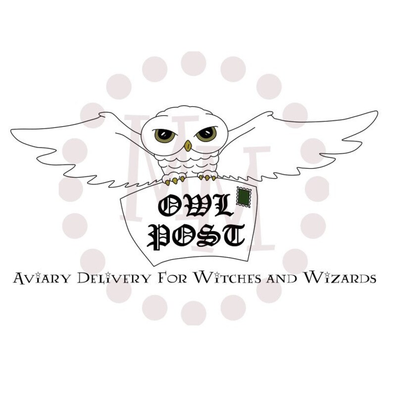 Wizard Inspired PRINTABLE/CUT FILE Owl Post - Etsy