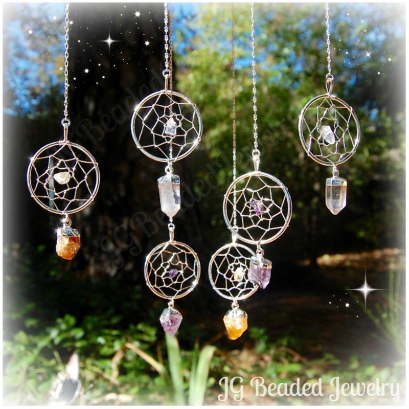 Crystal Dream Catcher - Etsy