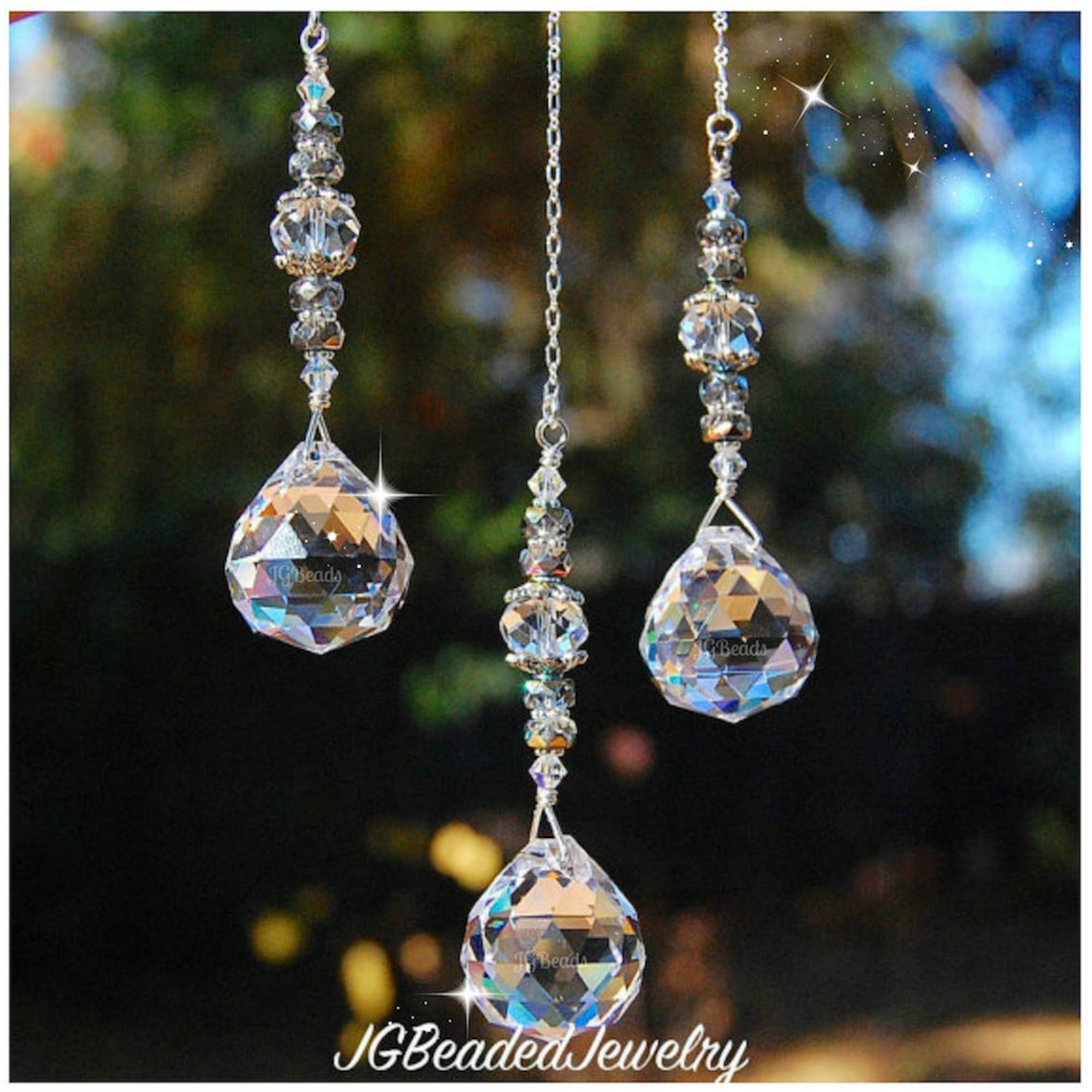 Ceiling Light Pull, Fan Pull, Crystal Pull Chain, Prism Ornament ...