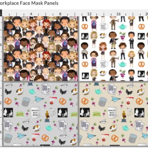 The Office Face Mask - Etsy