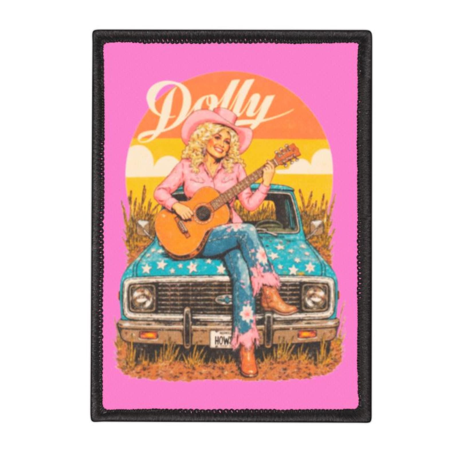Dolly Parton Patch, Iron on Patch, Dollywood Western Patch, Hat Patches, Trucker Hat Patch ...