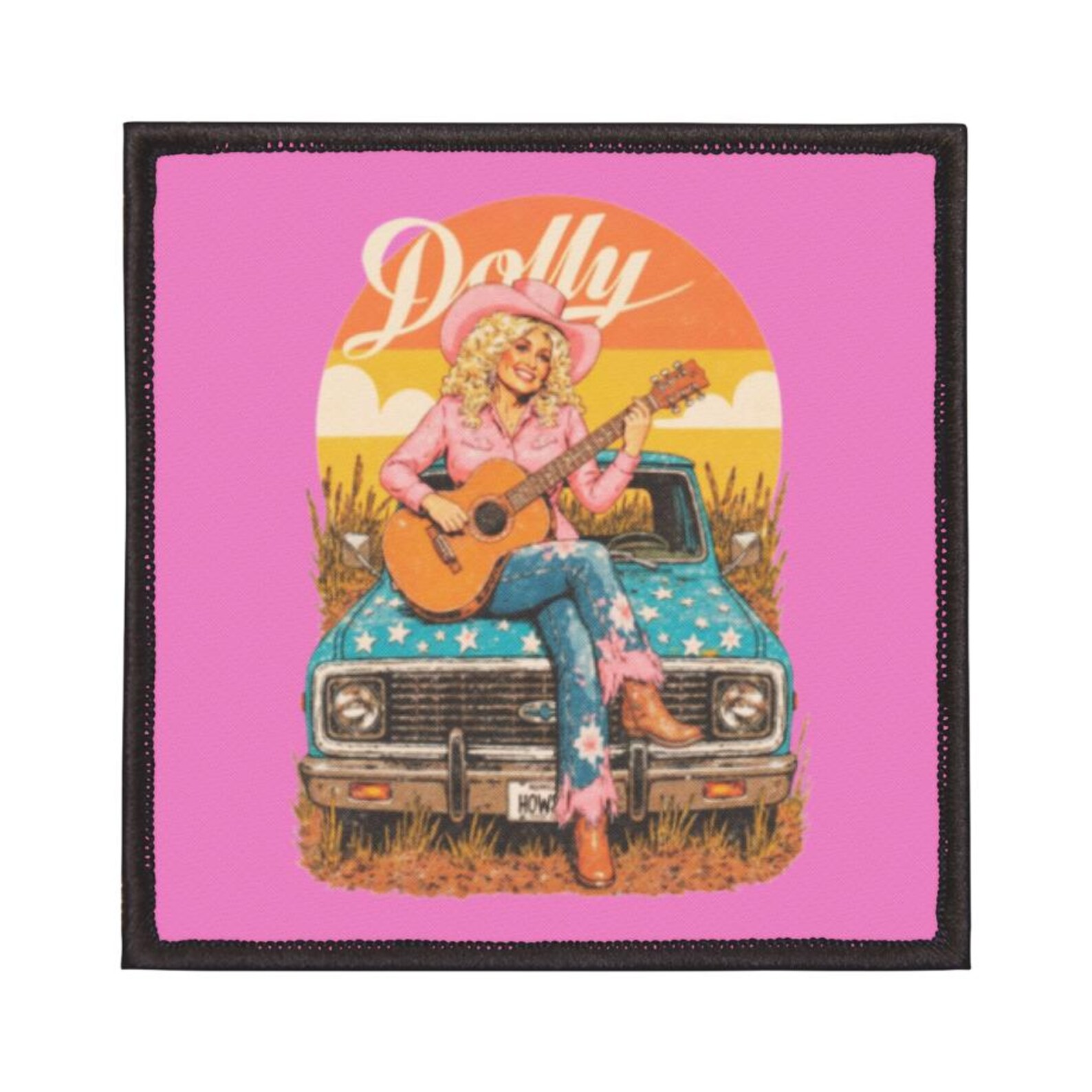 Dolly Parton Patch, Iron on Patch, Dollywood Western Patch, Hat Patches, Trucker Hat Patch ...