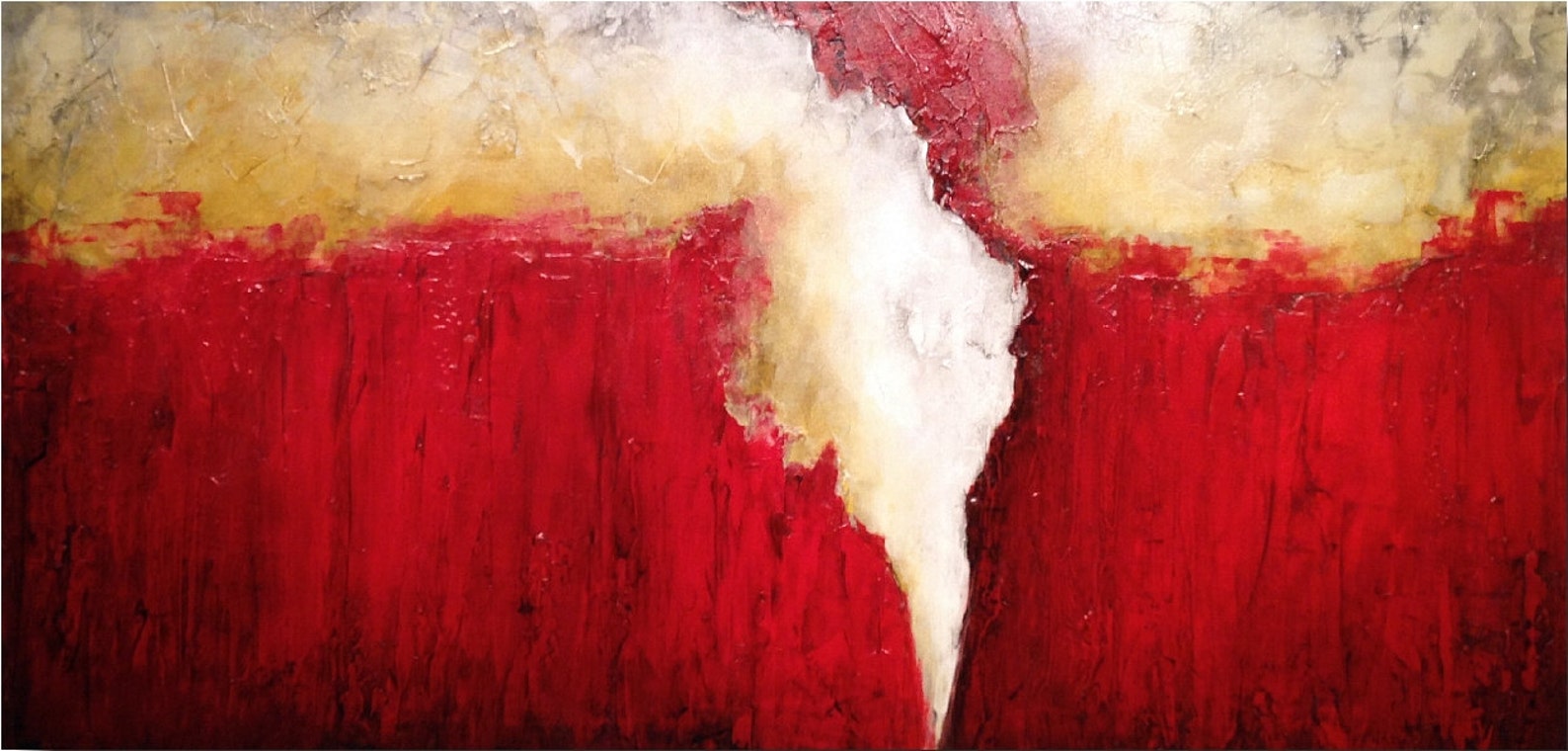 Large Abstract Red Painting Original Art by Jmjartstudio - Etsy