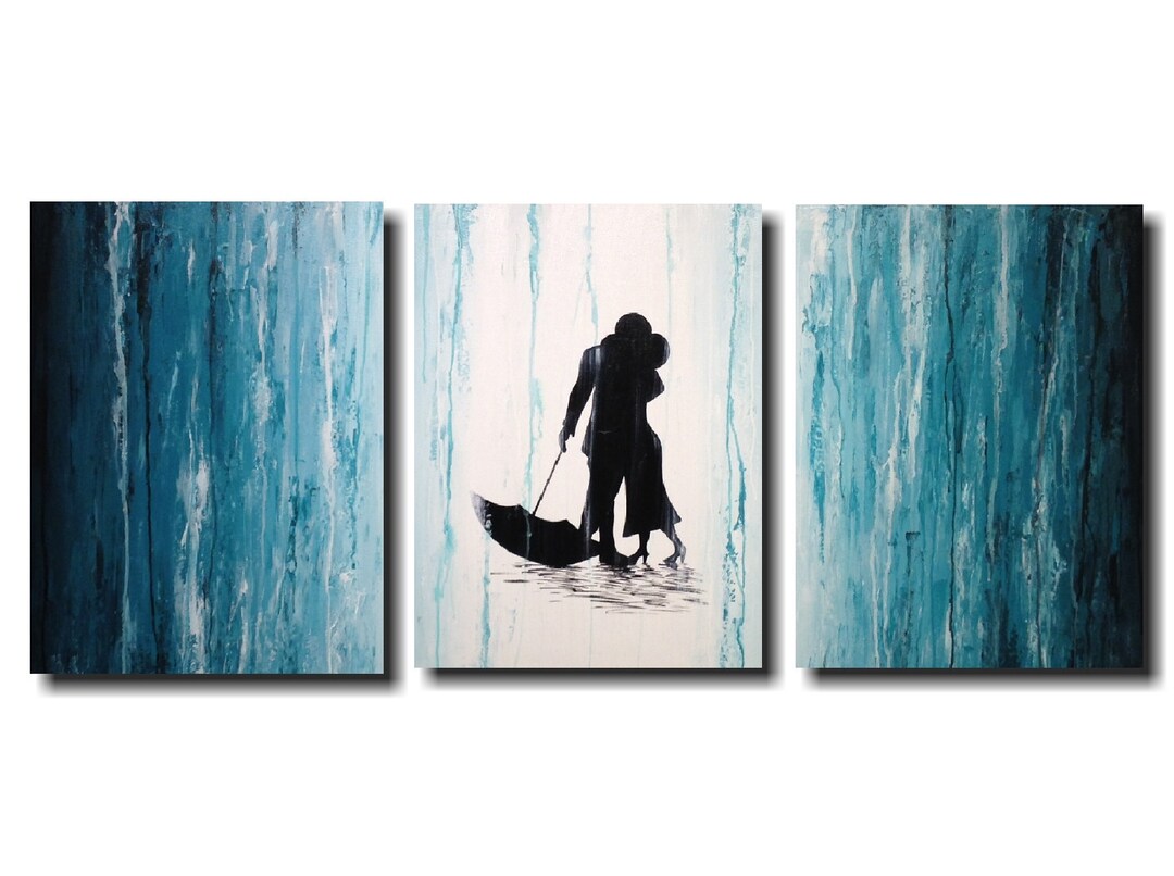 Large Abstract Paintings Original Abstract Art Silhouette Painting ...