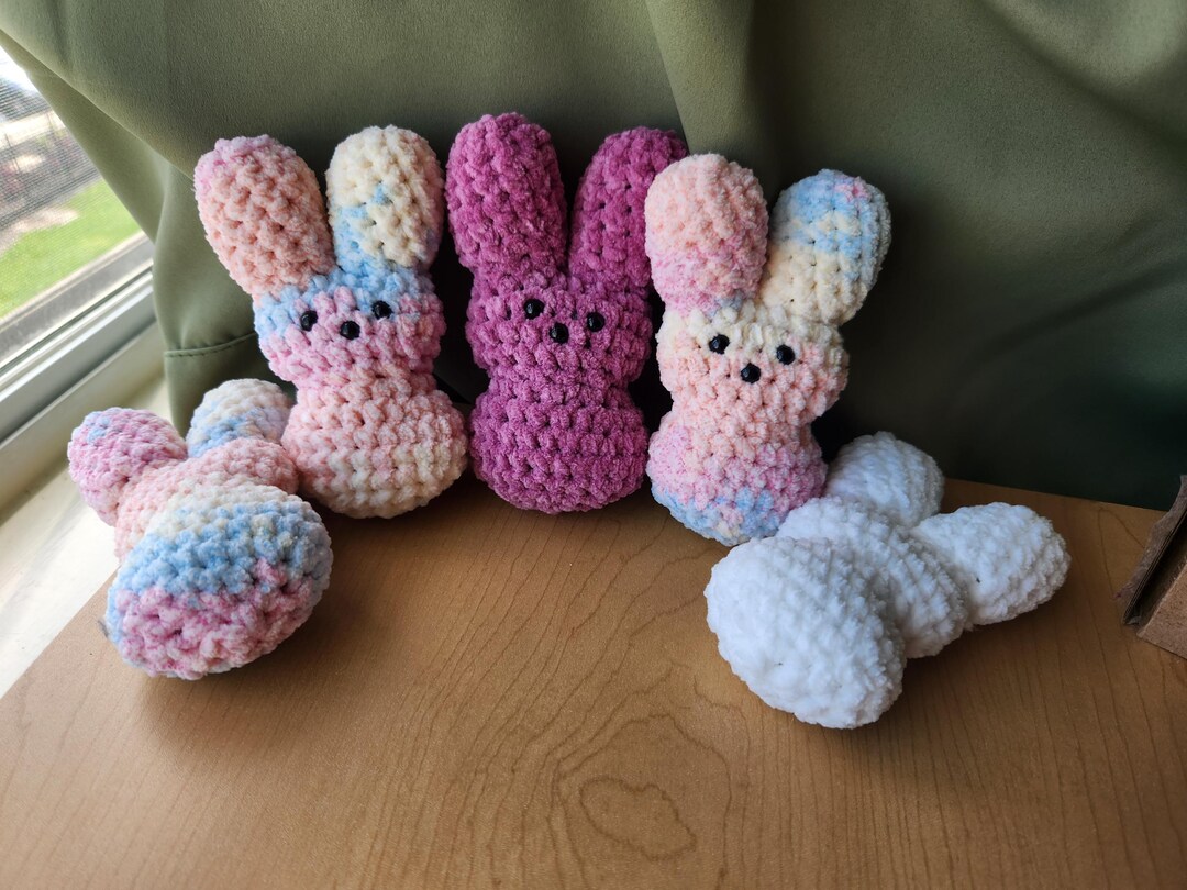 Mini Marshmallow Bunny Crochet Pattern - No Sew - Etsy